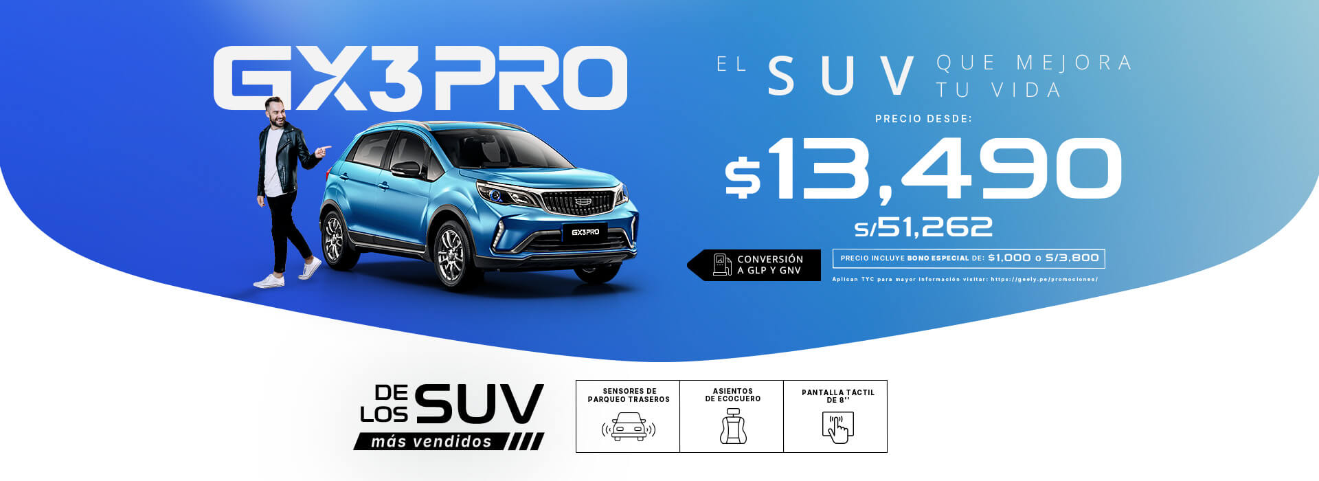 Descubre las mejores camionetas y carros SUV | Geely Perú