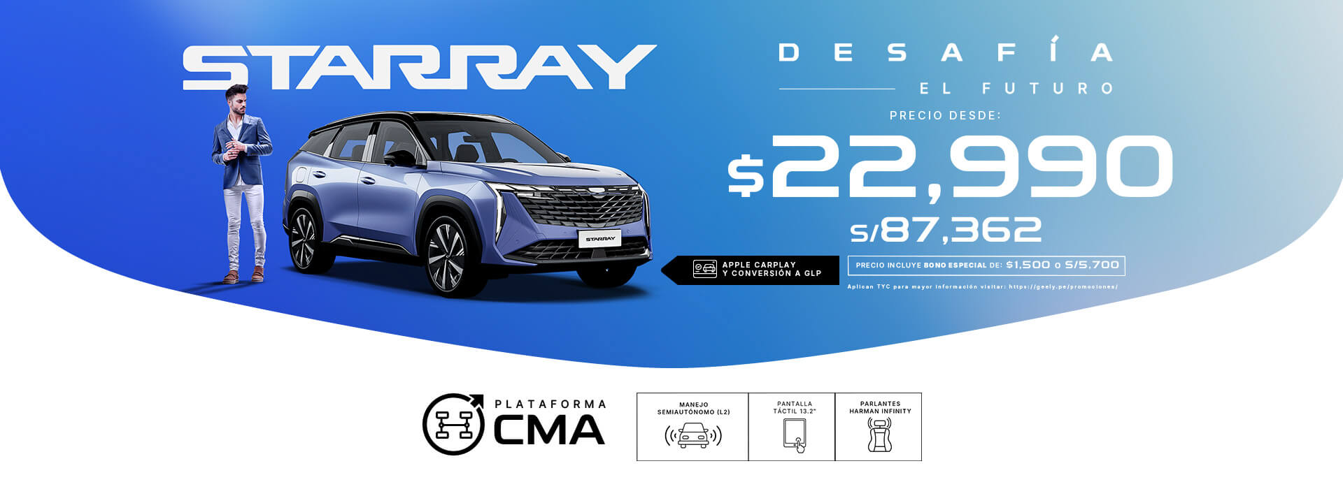 Descubre las mejores camionetas y carros SUV | Geely Perú